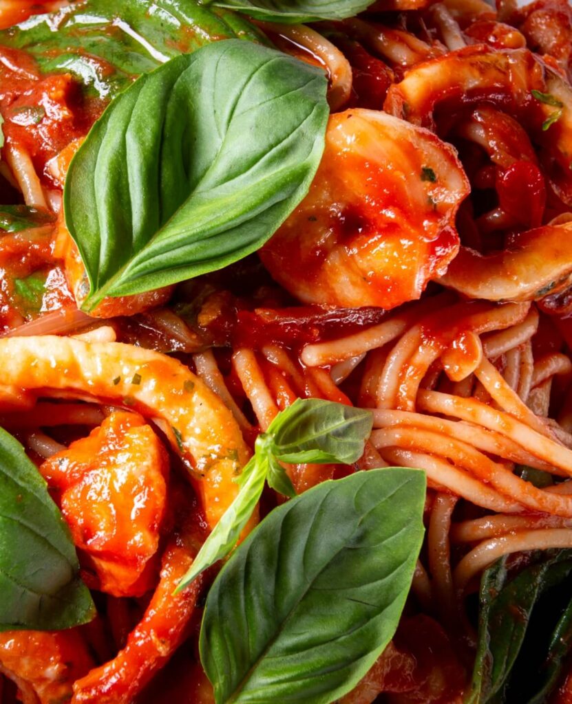 Spaghetti Marinara Recipe | Easy Italian Seafood Pasta