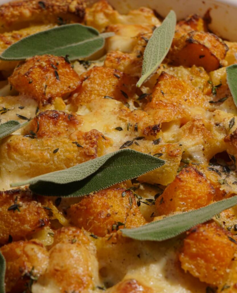 Pumpkin, Taleggio & Sage Pasta Bake Recipe | LaManna